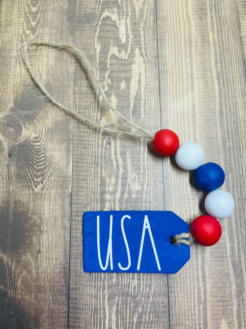 Rae Dunn Inspired 4th of July Tag Rae Dunn Canister Garland - Etsy