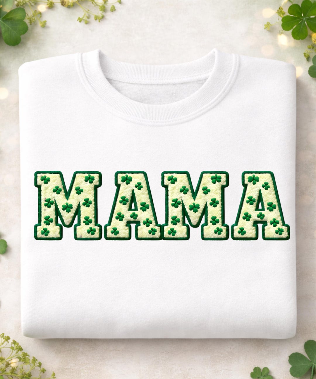 Mama Core Shamrock Varsity PNG Bundle | St Patrick’s Day Mama Nana ...