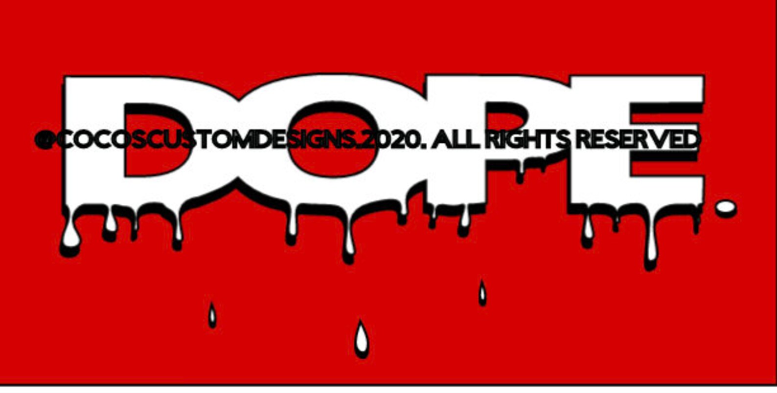 Dope Drip Drip Letters Svgdope PNG Use This for Stickers - Etsy