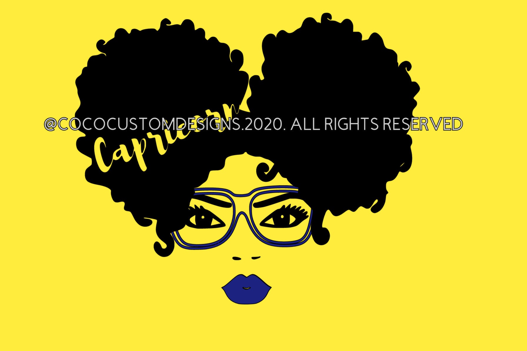 Capricorn Birthday Svg File | Afro Puff Woman Svg| December Queens ...