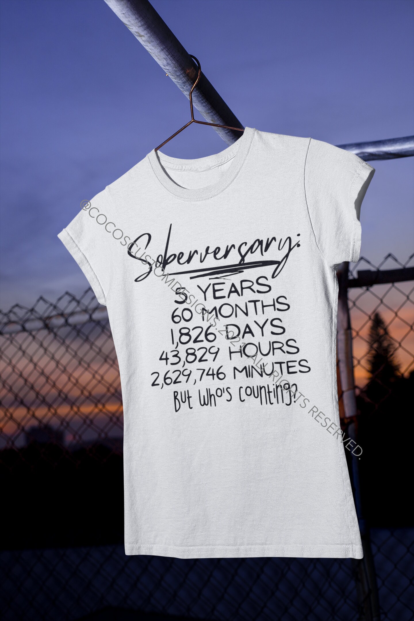 5 Years Sober Svg Get This Awesome Design Celebrating Your Sobriety ...