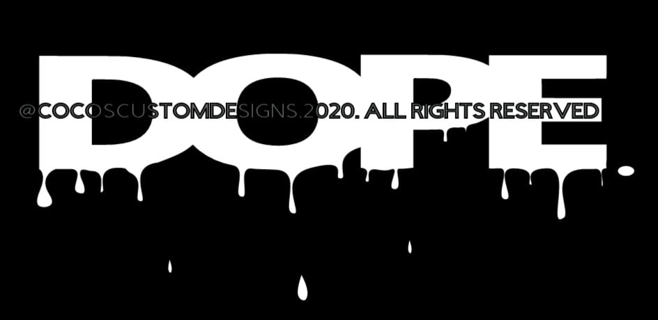 Dope Drip Drip Letters Svgdope PNG Use This for Stickers, Decals, Mugs ...