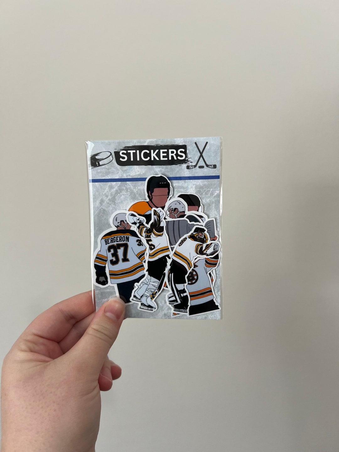 Bruins Sticker Pack | 5 Boston Bruins Sticker Pack - Etsy