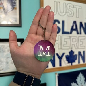 Manitoulin Northern Lights Sublimation Keychain - Etsy
