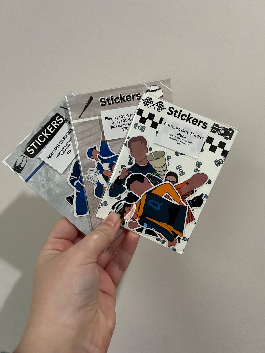 Discounted Sticker Packs | Maple Leafs Sticker Packs | Formula One ...