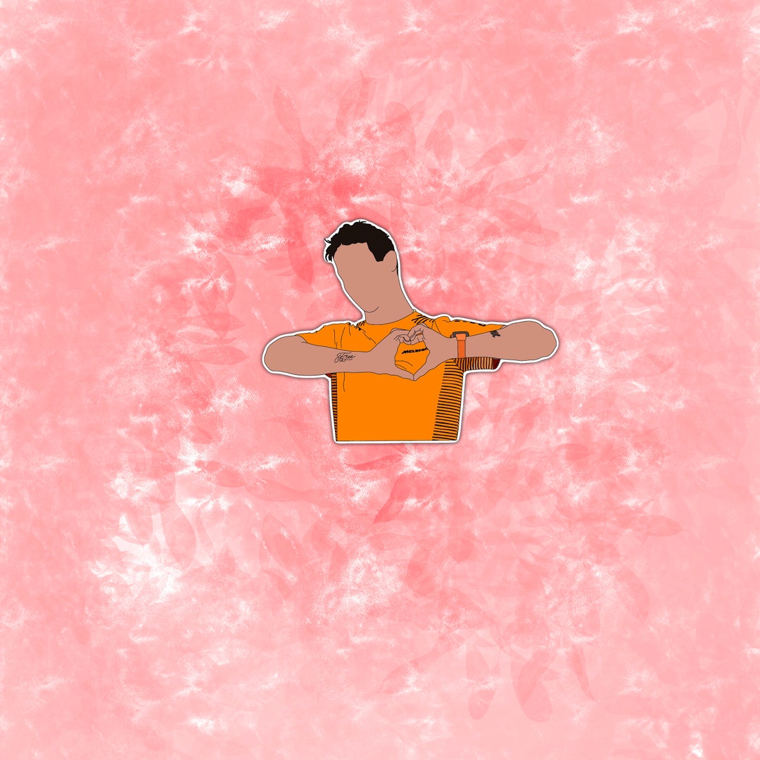 Daniel Ricciardo Heart Inspired Sticker - Etsy