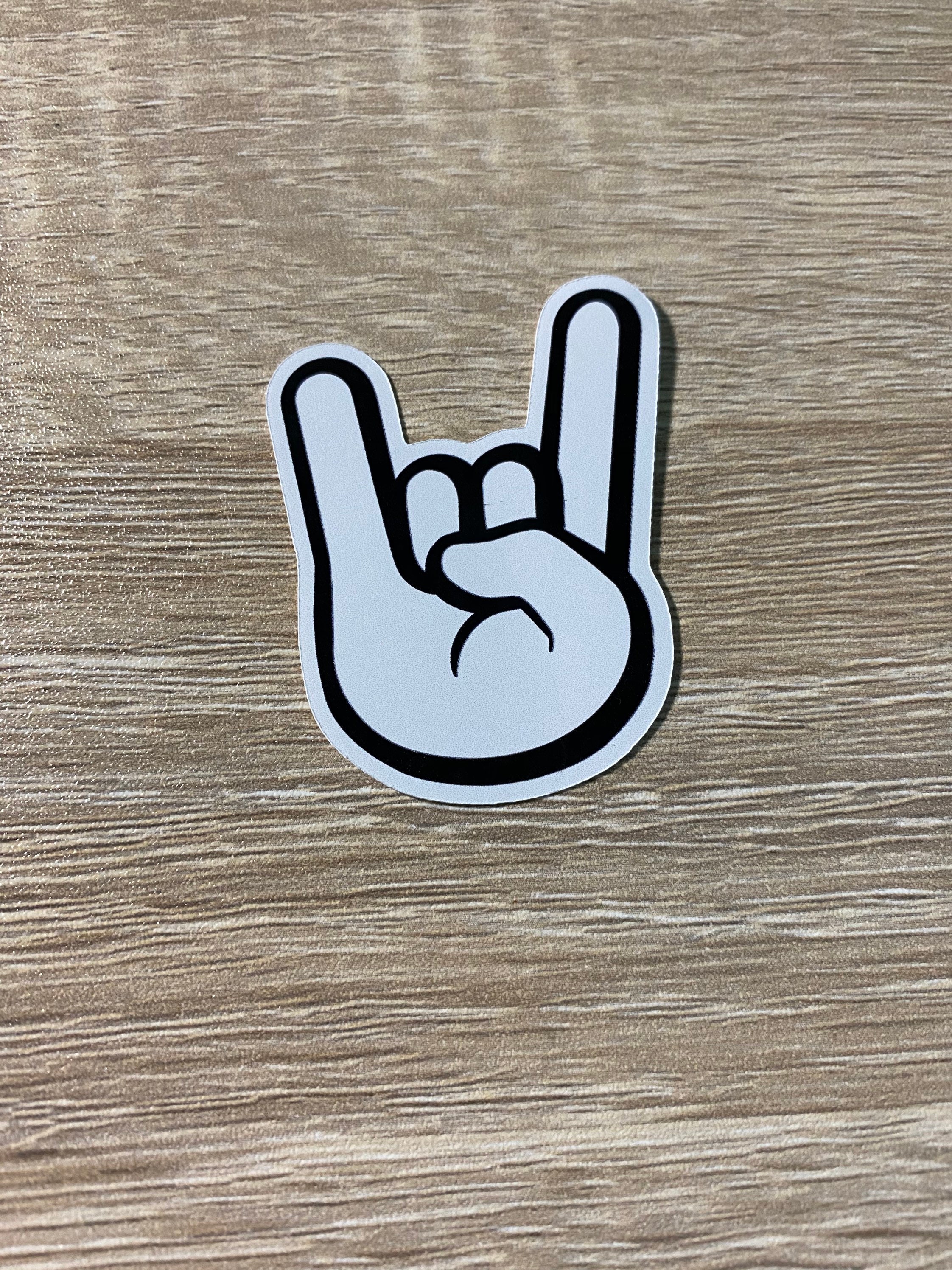 Rock on Sticker - Etsy