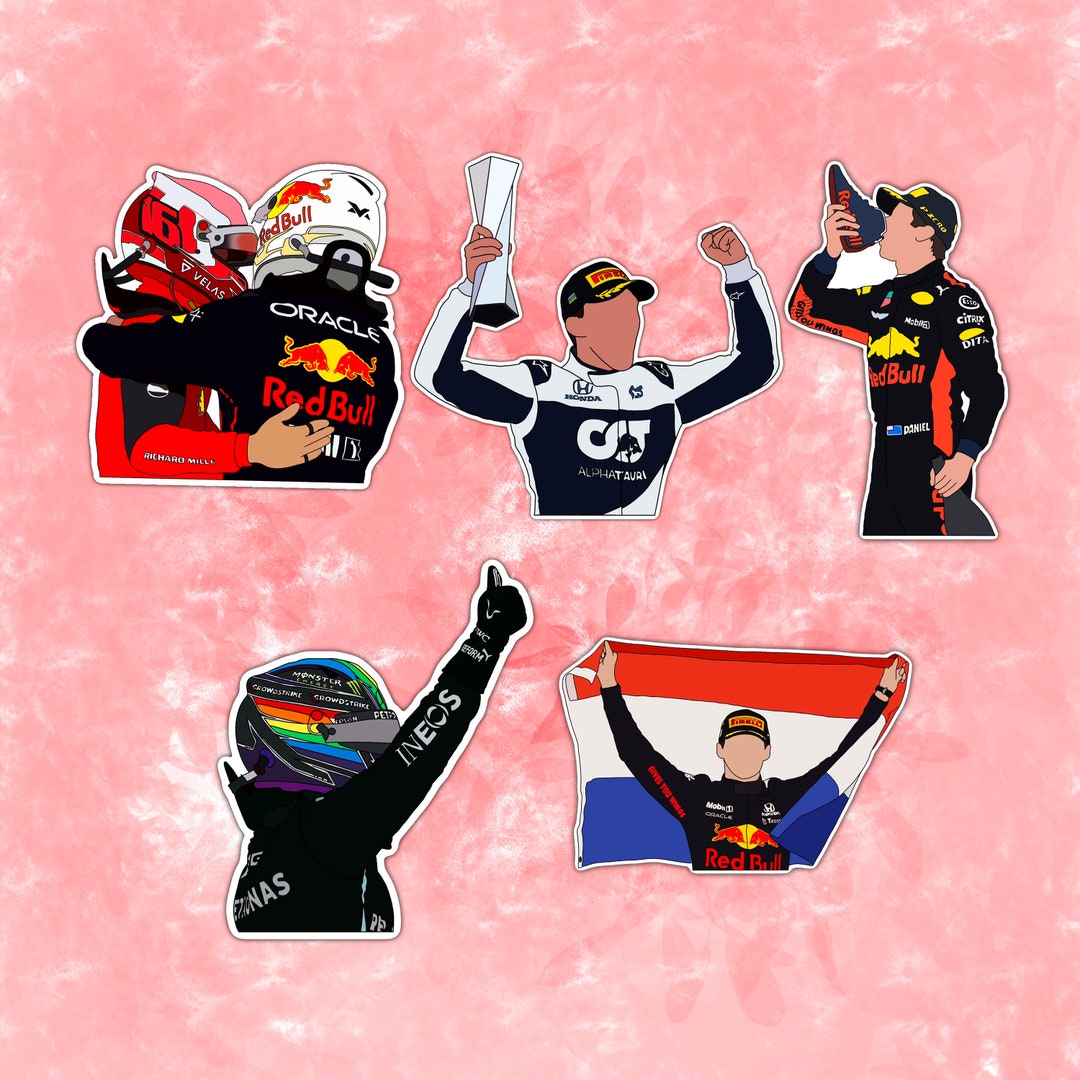 Formula One Sticker Pack - Etsy