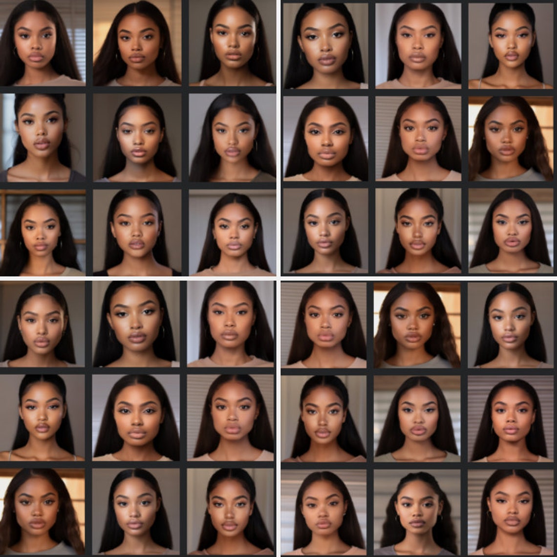 HD Skin References for IMVU and Second Life (20 Images) California Pack ...