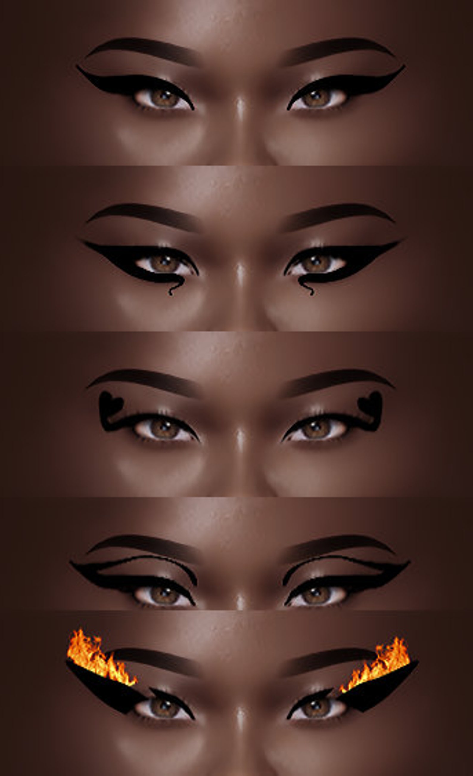 50 Imvu Fitted Eyeliners [ FULL PACKAGE] - Etsy UK