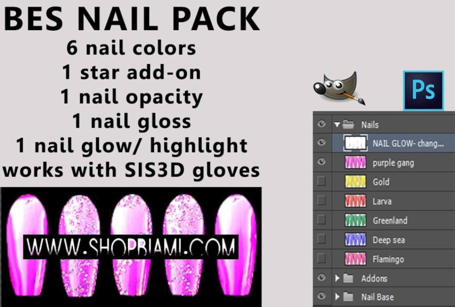 BES NAIL PACK - Etsy