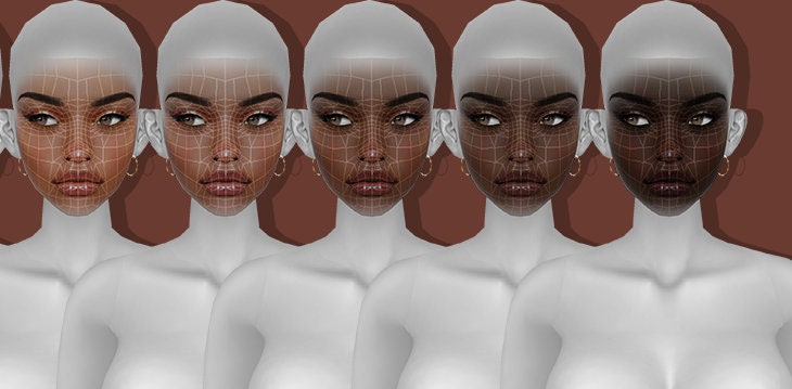 IMVU Meshhead Skin Tone Generator - Etsy