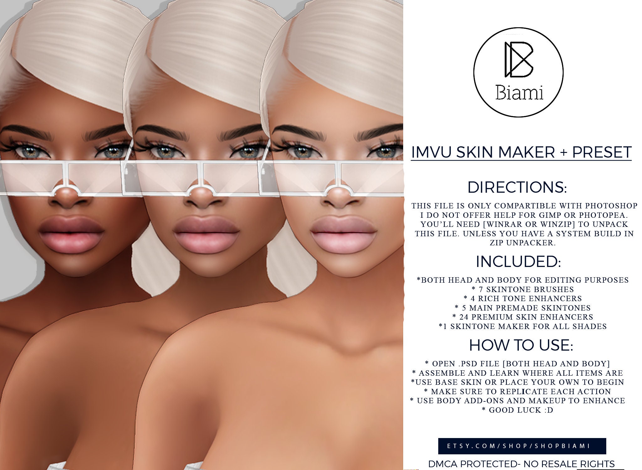 Imvu Skin Texture Map