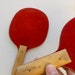 Vintage Ping Pong Paddles Wood Felt USA - Etsy