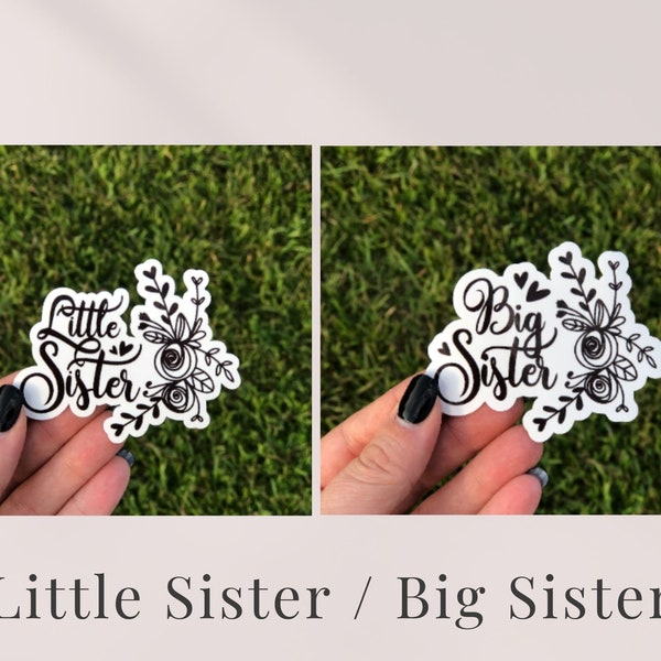 Big Sister Sticker - Etsy