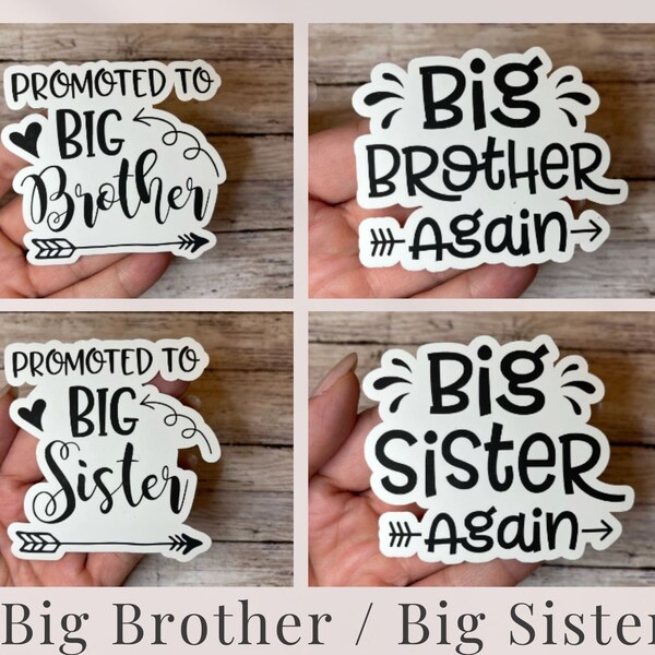 Big Sister Sticker - Etsy