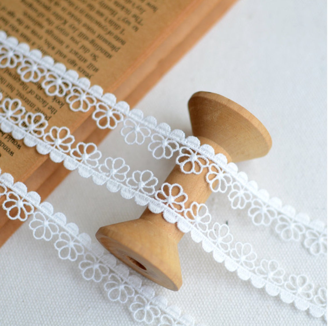 1/2 Inch Wide White or Black Color Lace Trim Price per Yard - Etsy