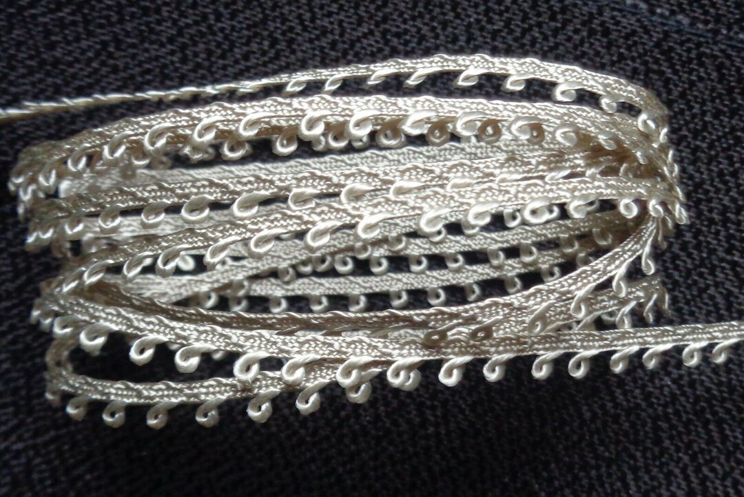 Single Picot Braid 3/16 Inch Wide Bisque Color Price for 5 - Etsy