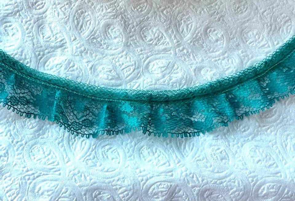Ruffled Lace Trim 5/8 Inch Wide Selling by the Yard-select Color - Etsy