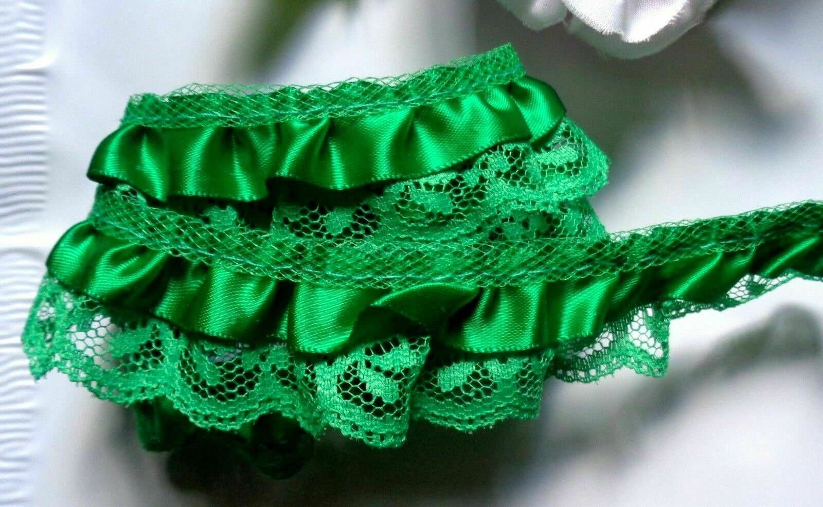 Ruffle Lace Trim 1 selling by the yard/ select color | Etsy