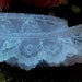 1 Inch Wide White Color Ruffled Lace Trim Ribbon Price per Yard - Etsy