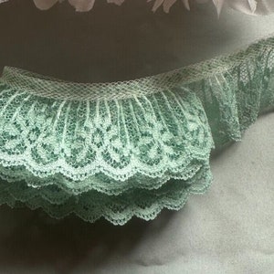 Ruffle Lace Trim 1 Inch Wide Select Color Selling by the Yard - Etsy