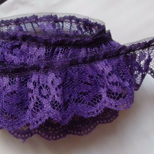 Ruffle Lace Trim 1 Inch Wide Select Color Selling by the Yard - Etsy