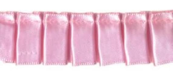 Box Pleated Satin Ribbon7/8 Inch Wide Select Color/price per - Etsy
