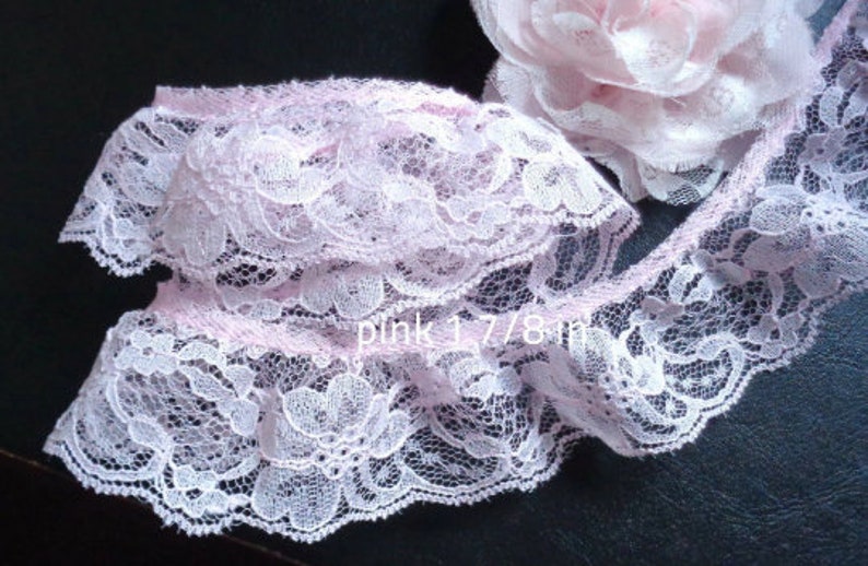 Ruffled 1 7/8" Inch Wide Lace Select Color - Etsy