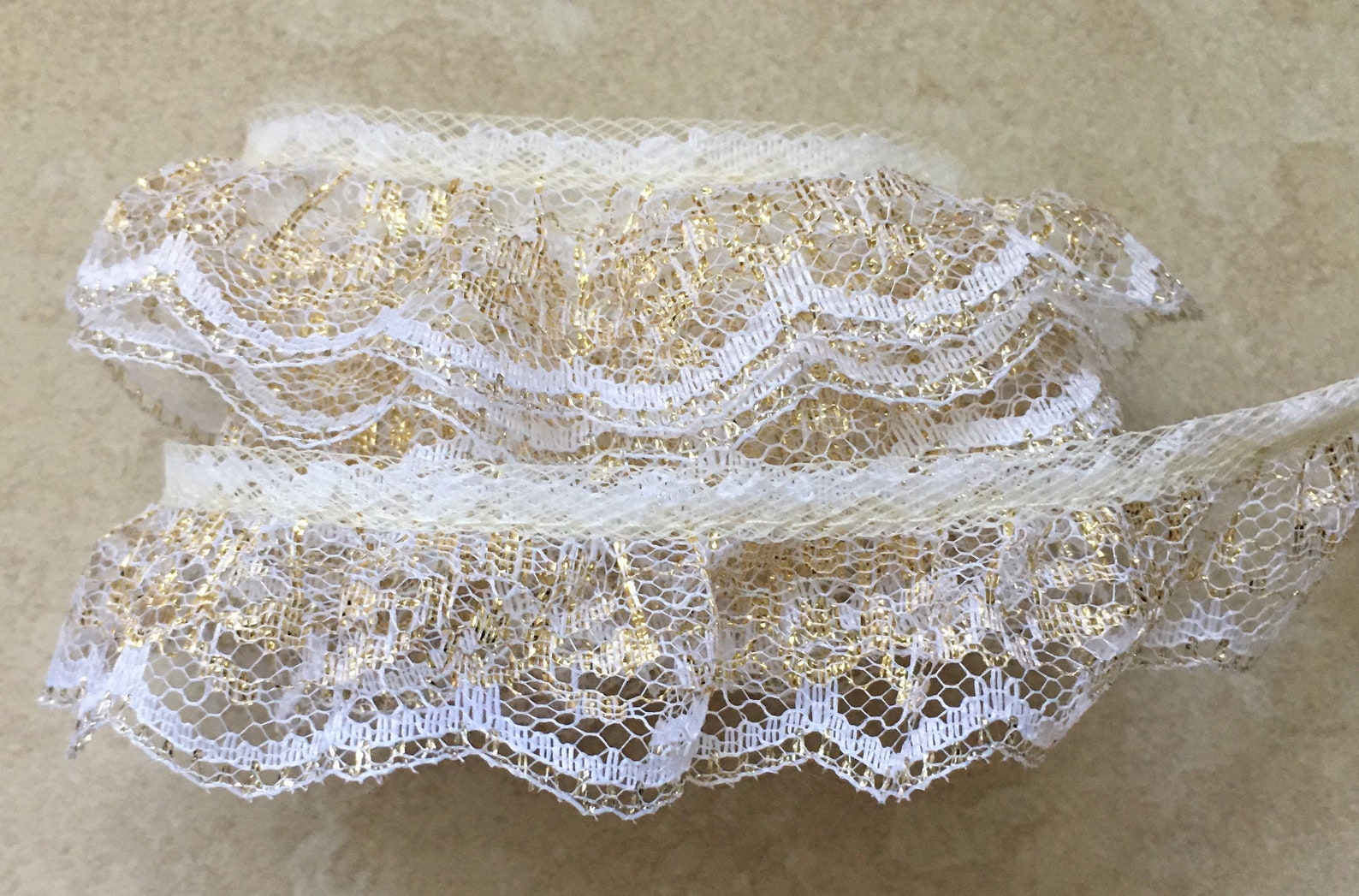 Ruffle Lace Trim 1 Inch Wide Select Color Selling by the Yard - Etsy