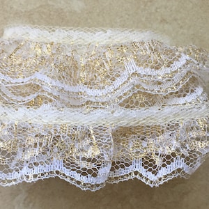 Ruffle Lace Trim 1 Inch Wide Select Color Selling by the Yard - Etsy