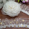 Gold Thread Lace Gold Embroidery Lace Trim 1 1/4 Inch Wide Price per ...