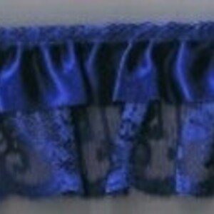 Satin Floral Ruffle Lace Trim 2 Inch Wide Select Color/selling | Etsy