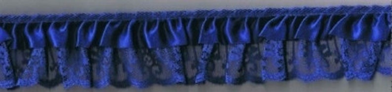 Satin Floral Ruffle Lace Trim 2 Inch Wide Select Color/selling | Etsy