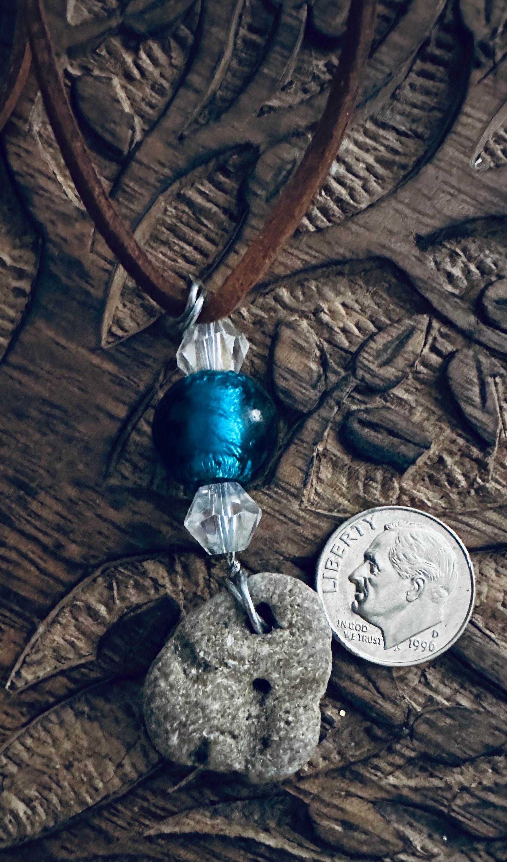 Hag Stone Amulet Necklace - Etsy