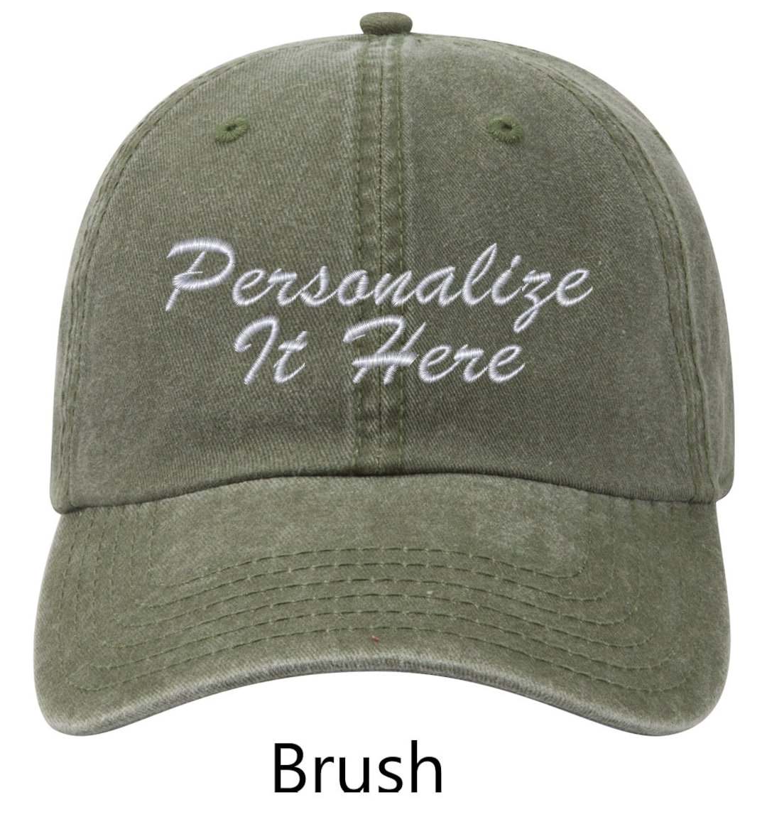 Personalized Dad Hat: Vintage Embroidered Cotton Baseball Cap - Etsy