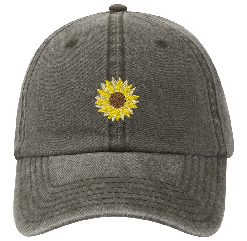 Dad Hat Sunflower 5 Colors - Etsy