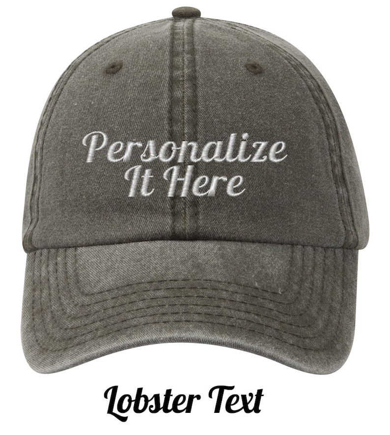 Personalized Dad Hat: Vintage Embroidered Cotton Baseball Cap - Etsy