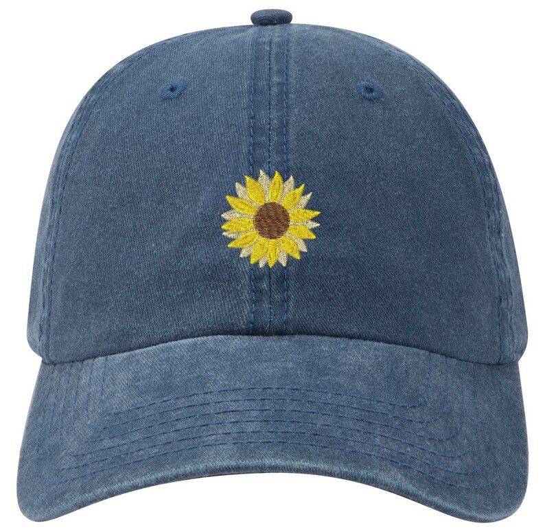 Dad Hat Sunflower 5 Colors - Etsy