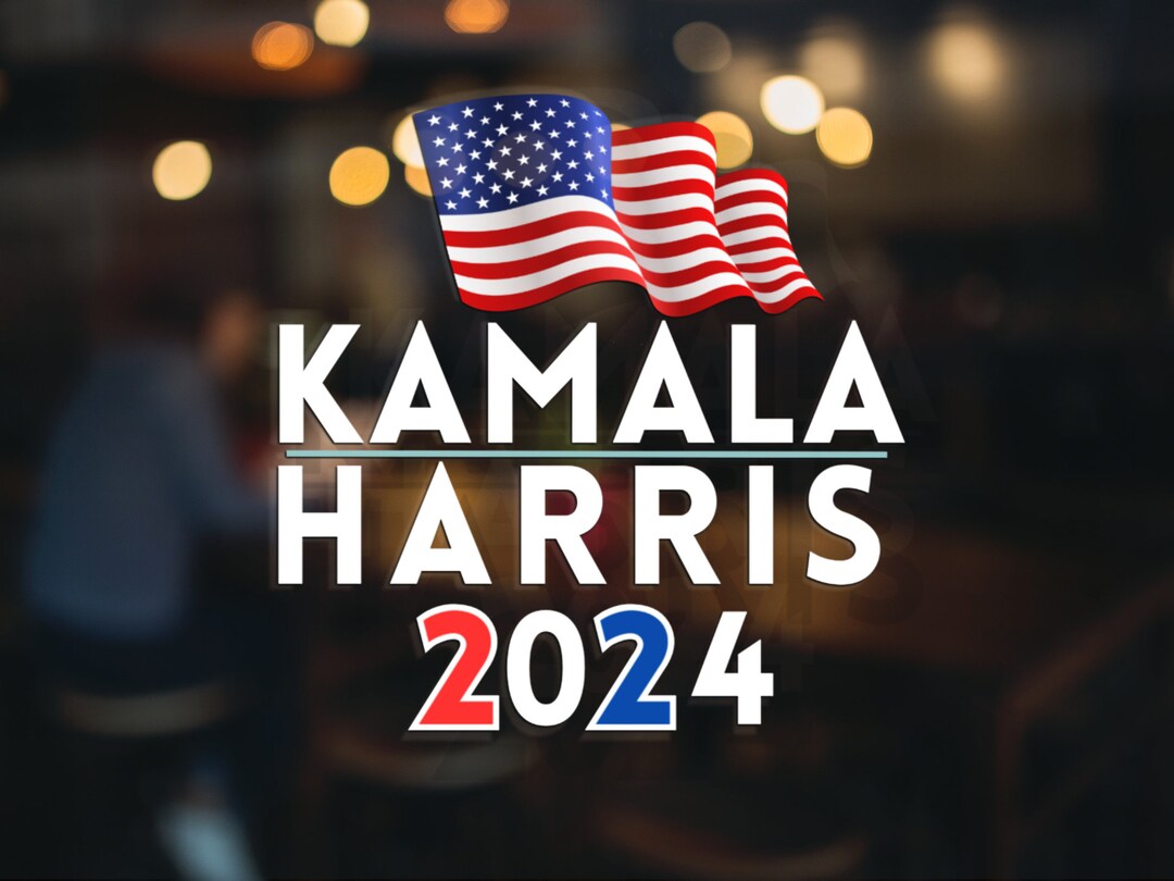 Kamala Harris 2024 PNG for Transparent Sticker Decals Car Window/shop ...