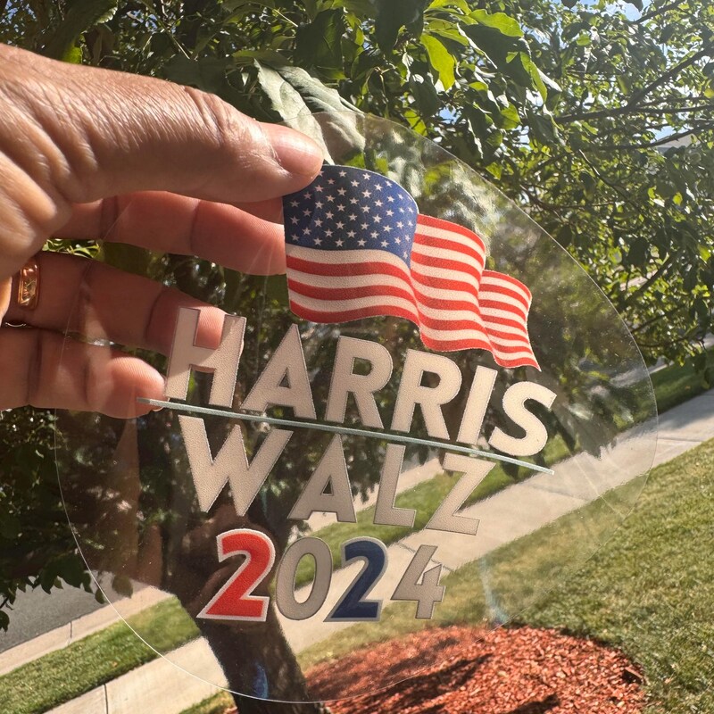 Kamala Harris Window Decal - Etsy