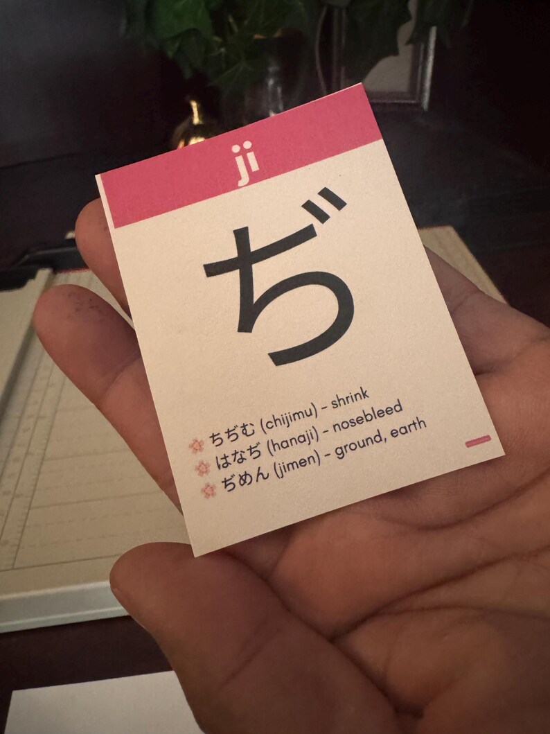 Hiragana Flashcards: Japanese Writing and Vocabulary (instant Download ...