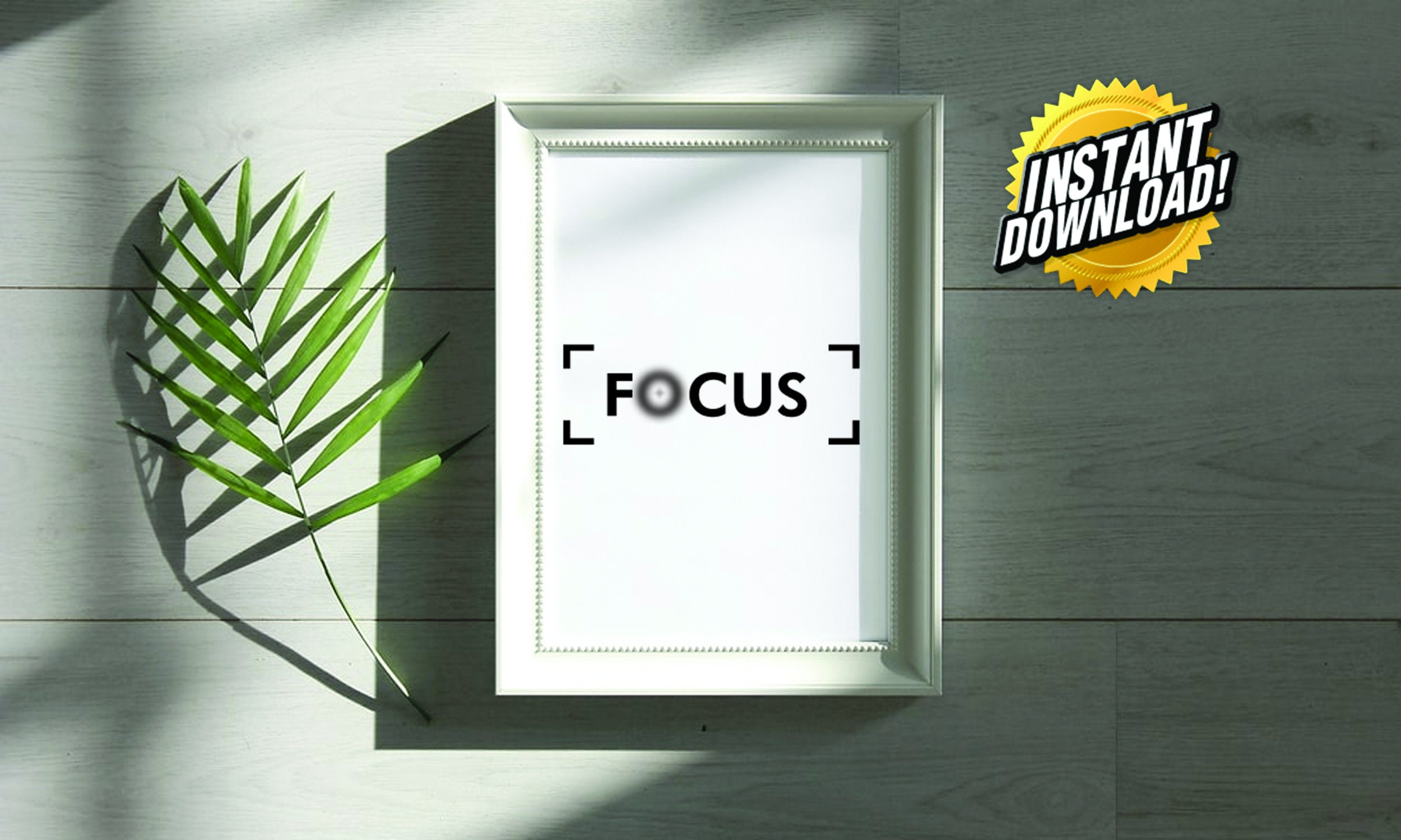 Focus Wall Art, Quote Art Print, Focus Print, Focus Poster, Wall Quote ...