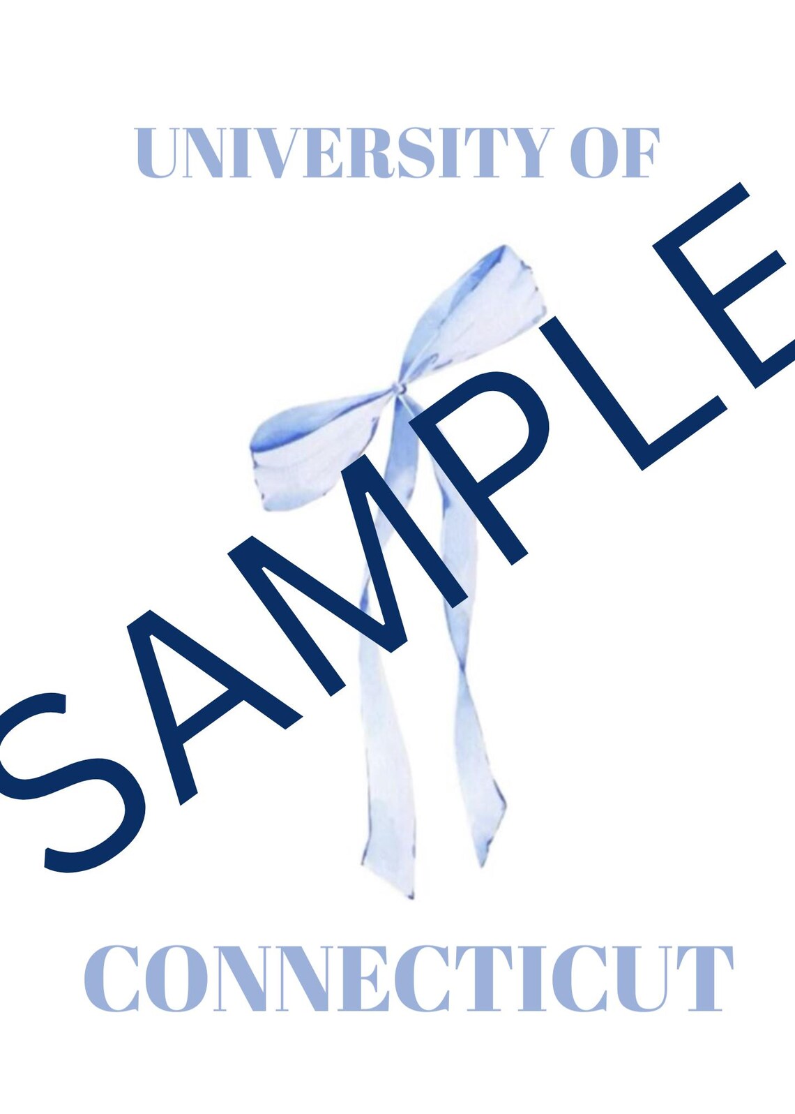 Pack of 3 Uconn Digital Wall Posters, Made to Print, Uconn Huskies ...