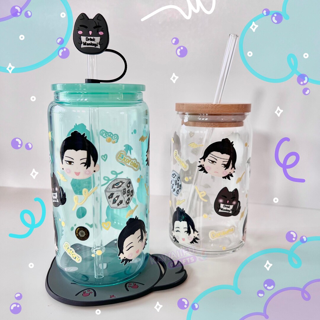 Anime Glass Cup Glass Can Sorcerer Glass Can Monkey Christmas Gift ...