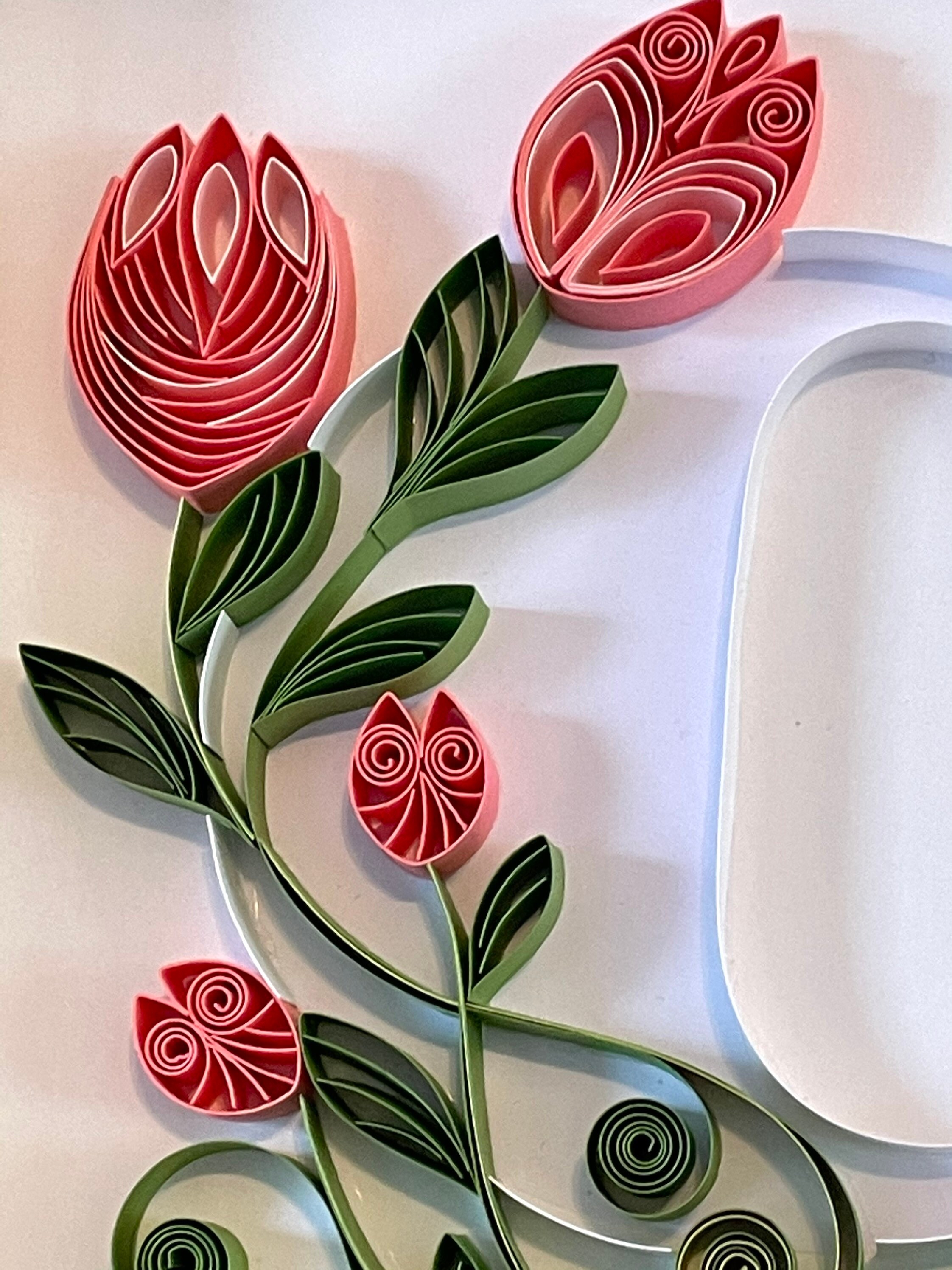 Handmade Monogram Quilling Art - Etsy