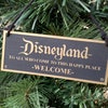 Disneyland Welcome Sign With Hooks - Etsy