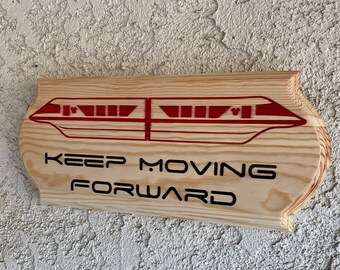 Keep Moving Forward Sign | Etsy