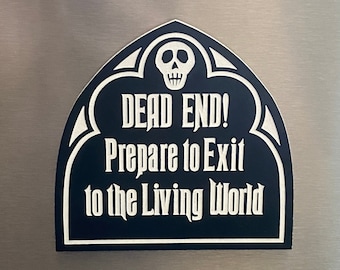 Haunted Mansion Dead End Sign | Etsy
