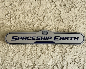 EPCOT Spaceship Earth, the Seas Breezeway Sign - Etsy
